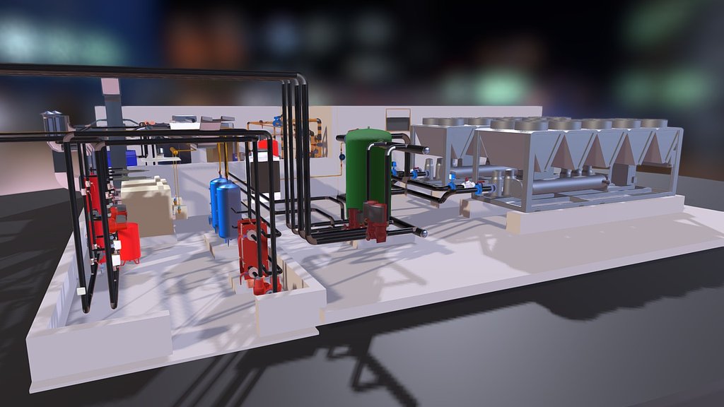 Salle des machines - Download Free 3D model by Faerun Oi Ltd ...
