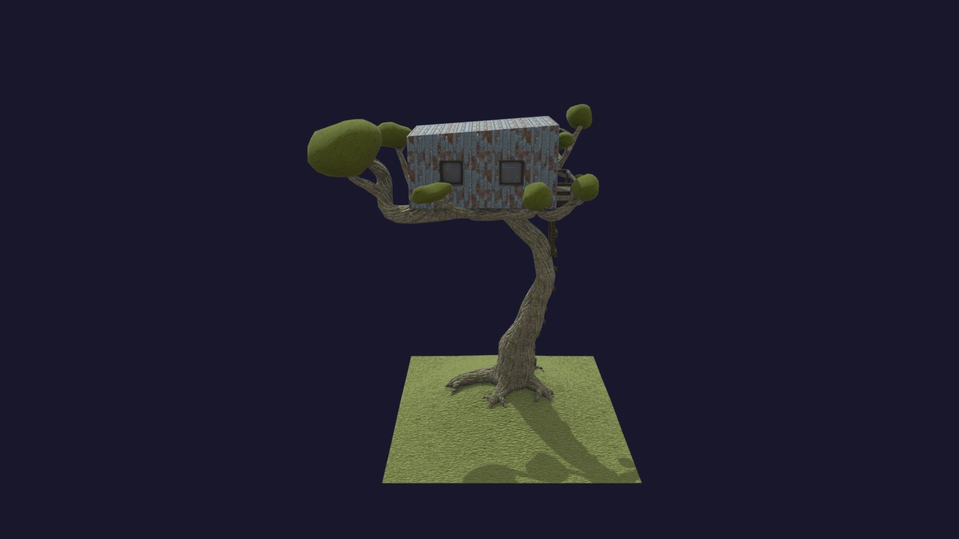Treehouse - 3D model by Drew_GG [2d5cefb] - Sketchfab
