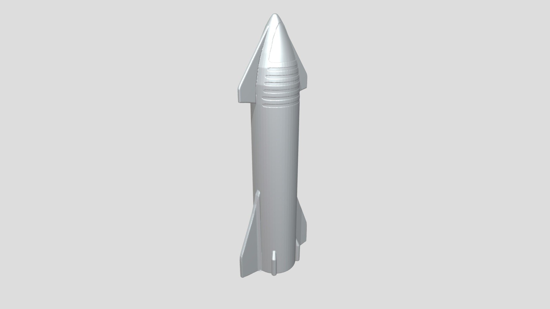SpaceX Starship - 3D model by AllThingsSpace (@sunnychen753) [2d5f550 ...