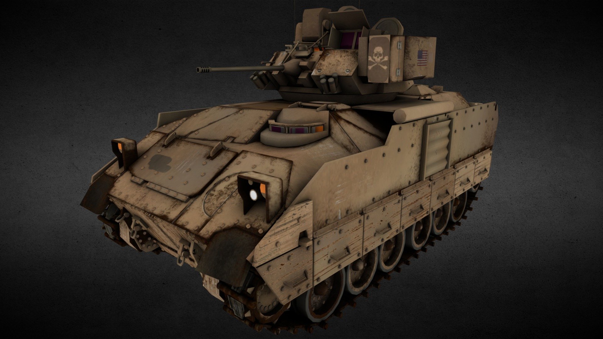 Bradley - 3D model by iain.3d [2d601ef] - Sketchfab