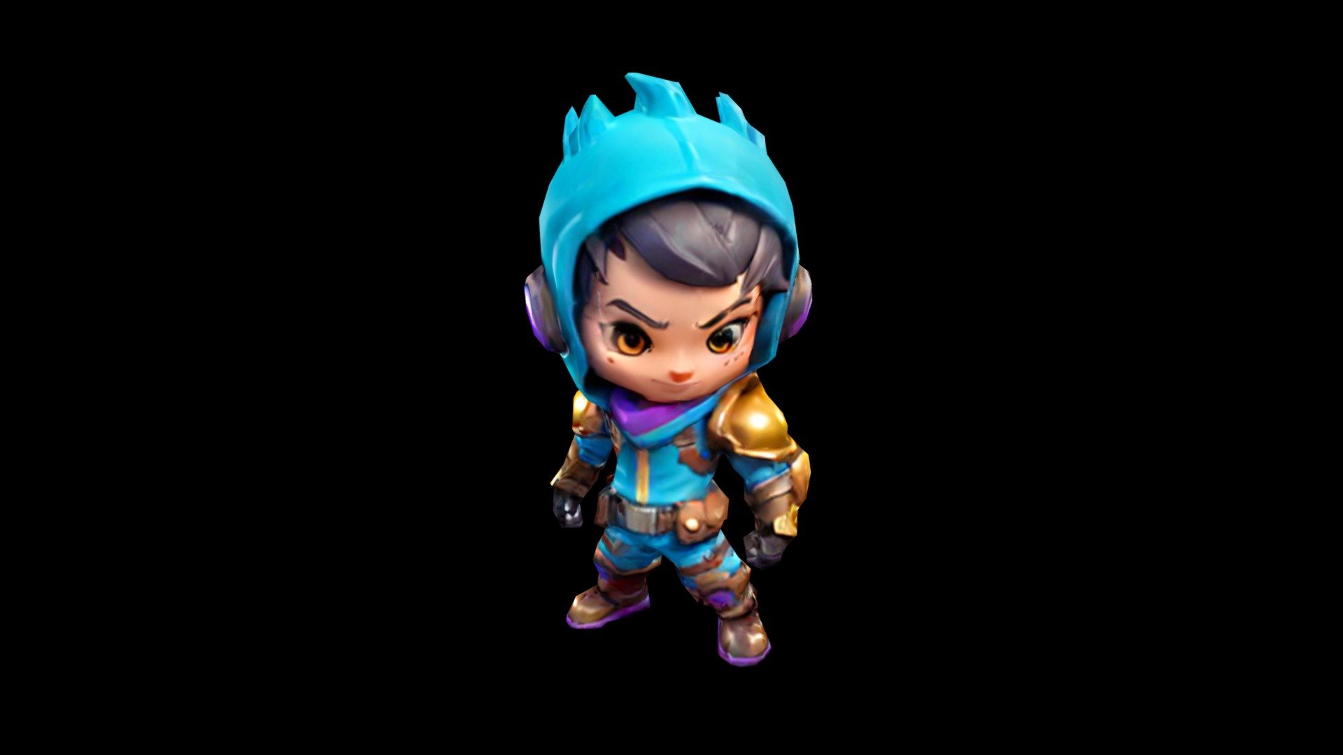 Anime-styled character image - Download Free 3D model by klrxyz ...