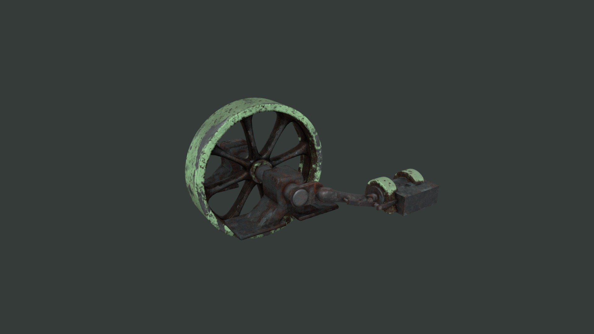 Flywheel with Cylinder - Download Free 3D model by patspet [2d60d64 ...