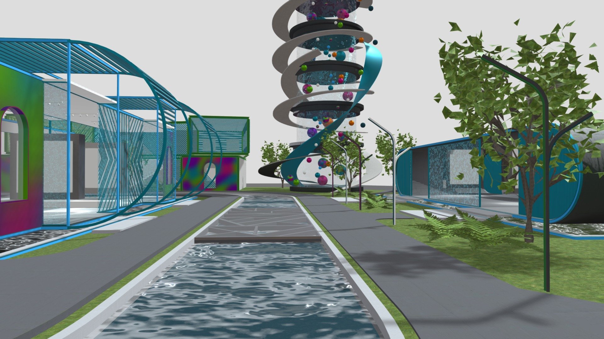 Utopian Grid - 3D model by UTOPIAN RENAISSANCE (@UTOPIAN_RENAISSANCE ...