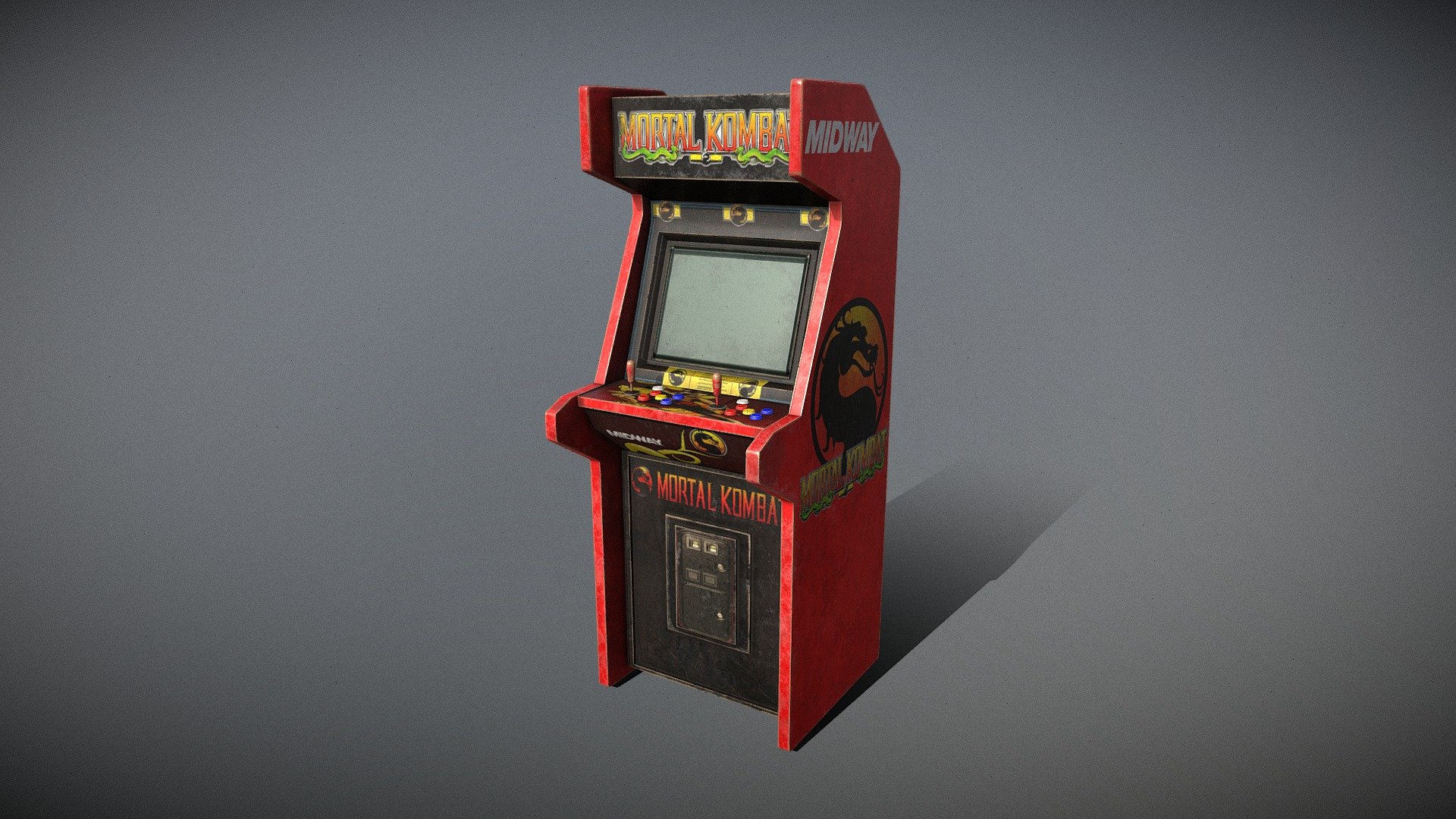 MORTAL KOMBAT ARCADE MACHINE - 3D model by gregorymora [2d62cb7 ...