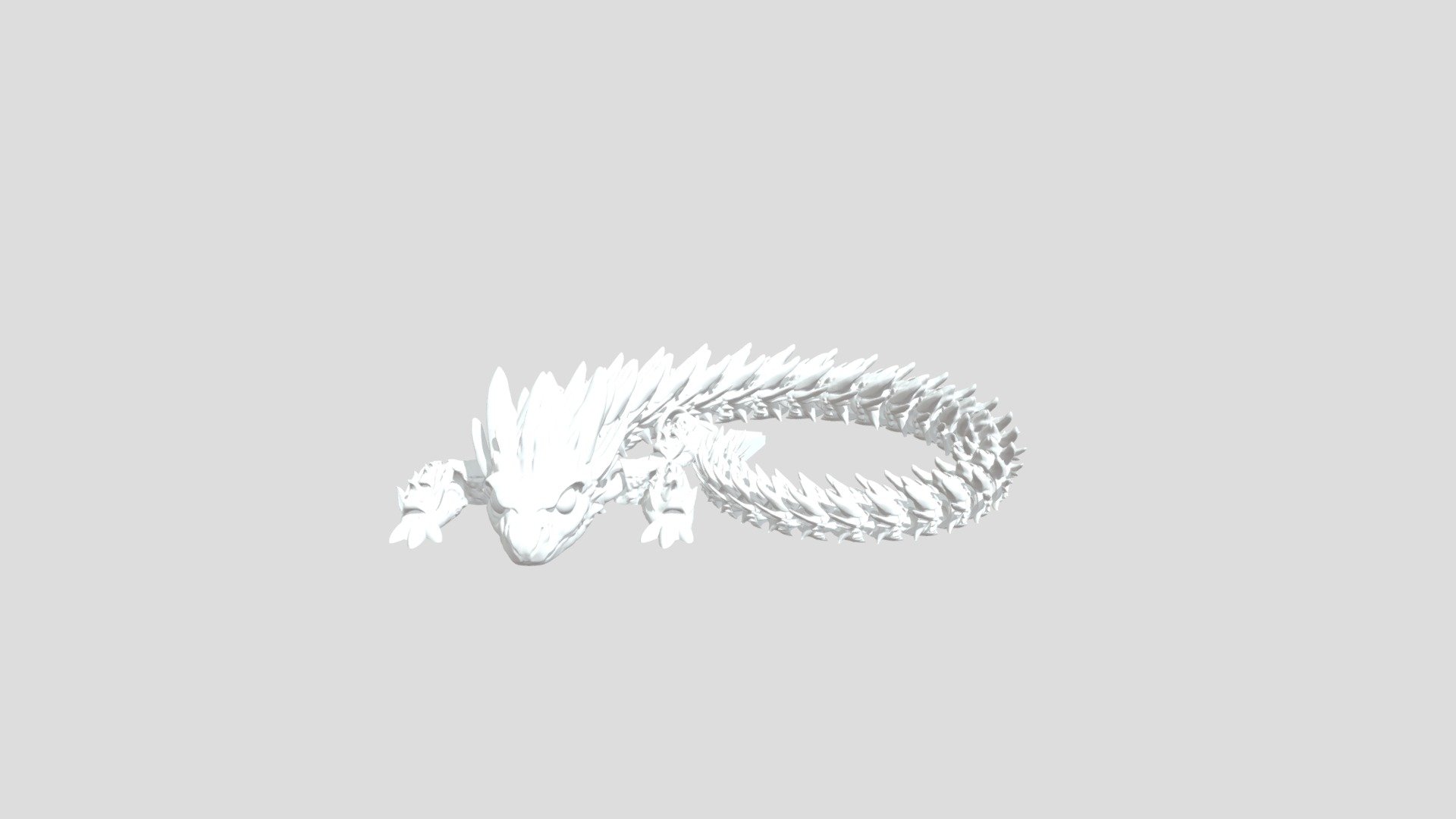 Drakeon Articulated Dragon Mesh Mayhem - Download Free 3D model by ...