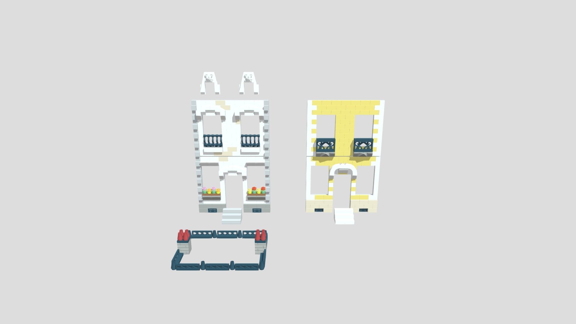 Modular house 16x32 - Multiple facades_Copy_Copy - Download Free 3D ...