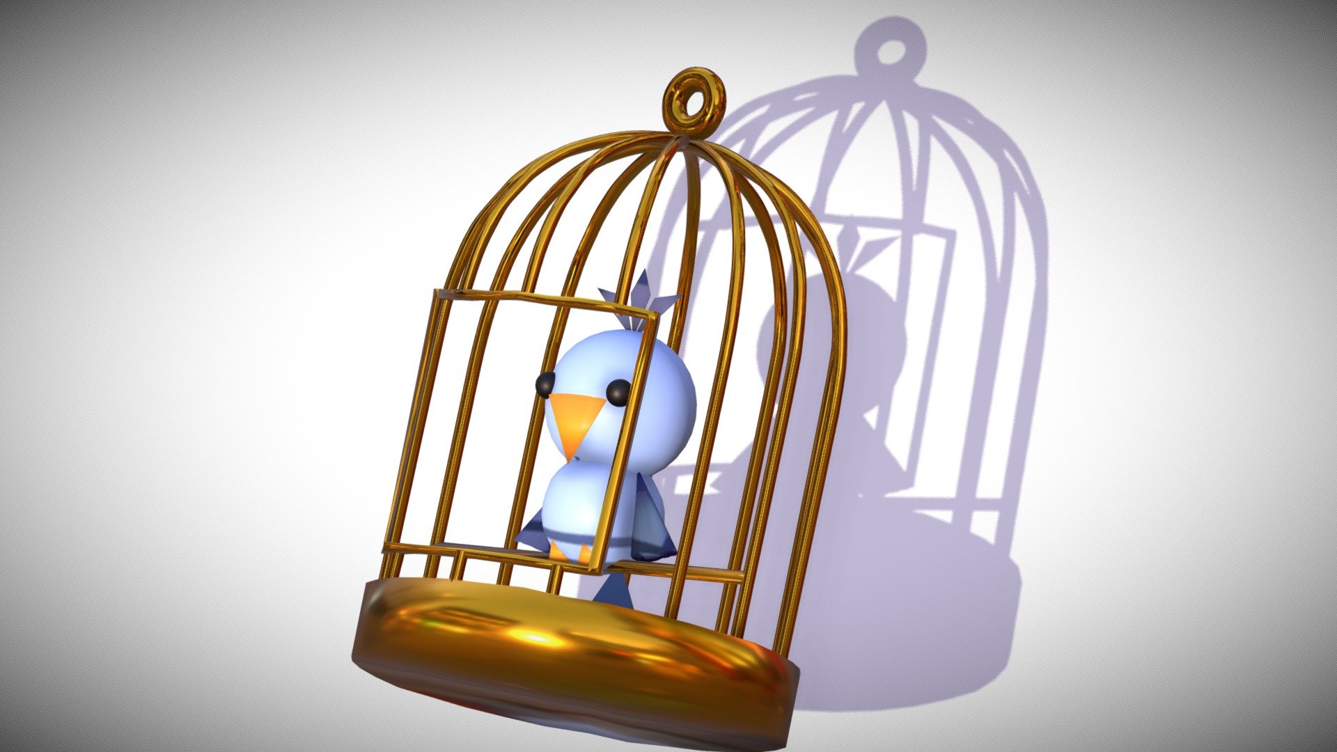 Blue bird - Download Free 3D model by Cutestormy (@perlamgr18) [2d6489d ...