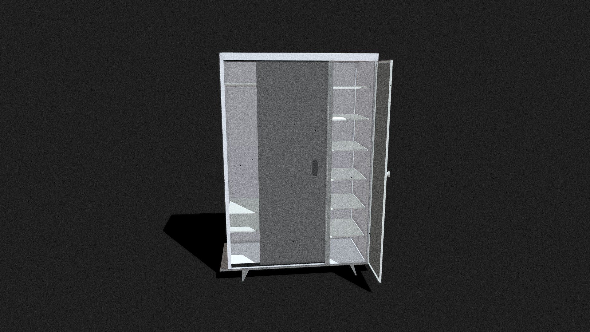 Sliding Door Wardrobe | mubashirmawans - Download Free 3D model by ...