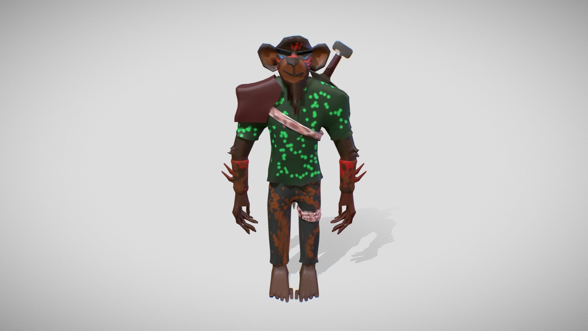 Rufus the adventurer - 3D model by huszarfruzsina77 [2d65c35] - Sketchfab