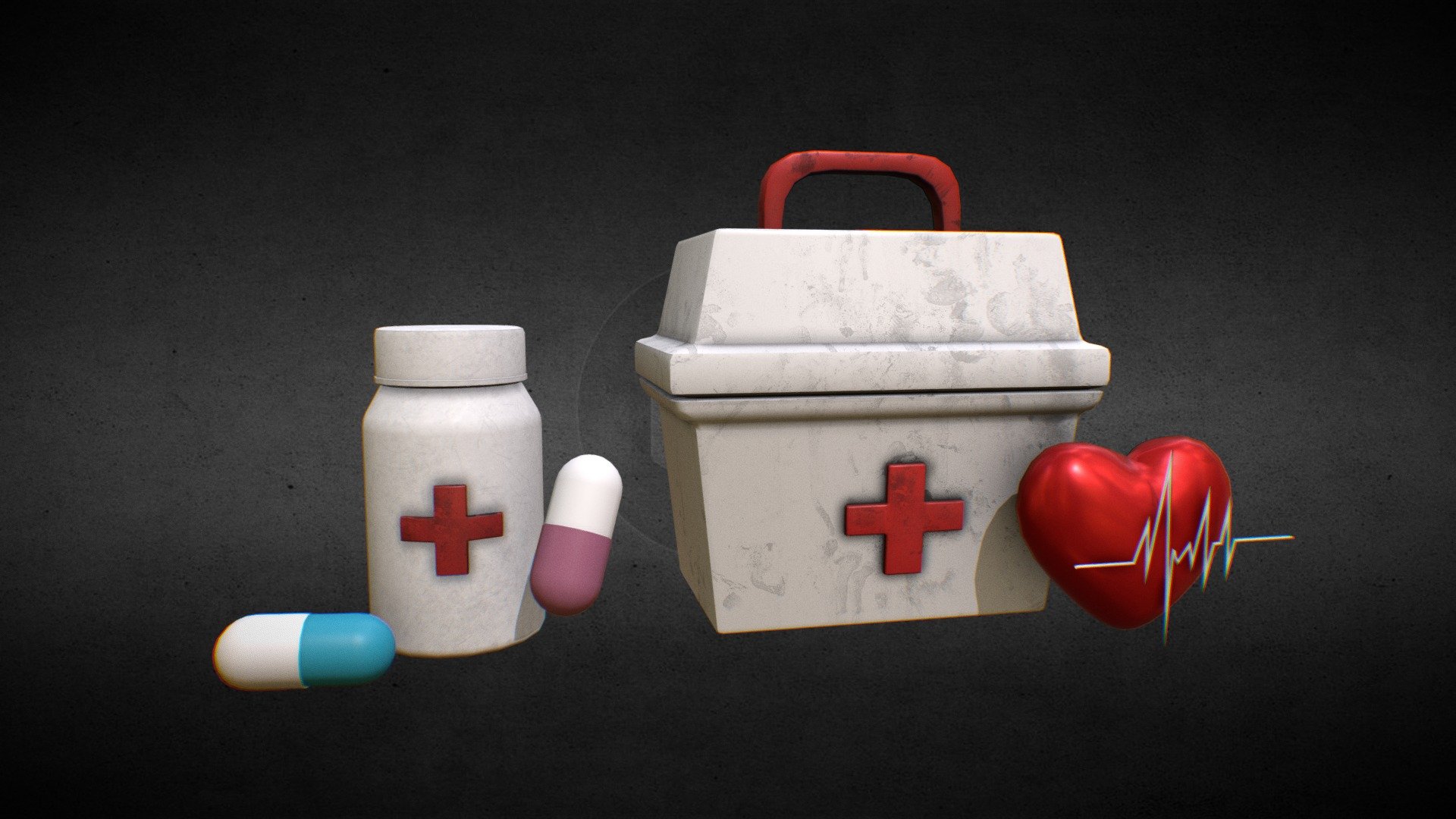 Health Item - Download Free 3D model by Mafer Luna (@Fernanda.Aldaco.de ...