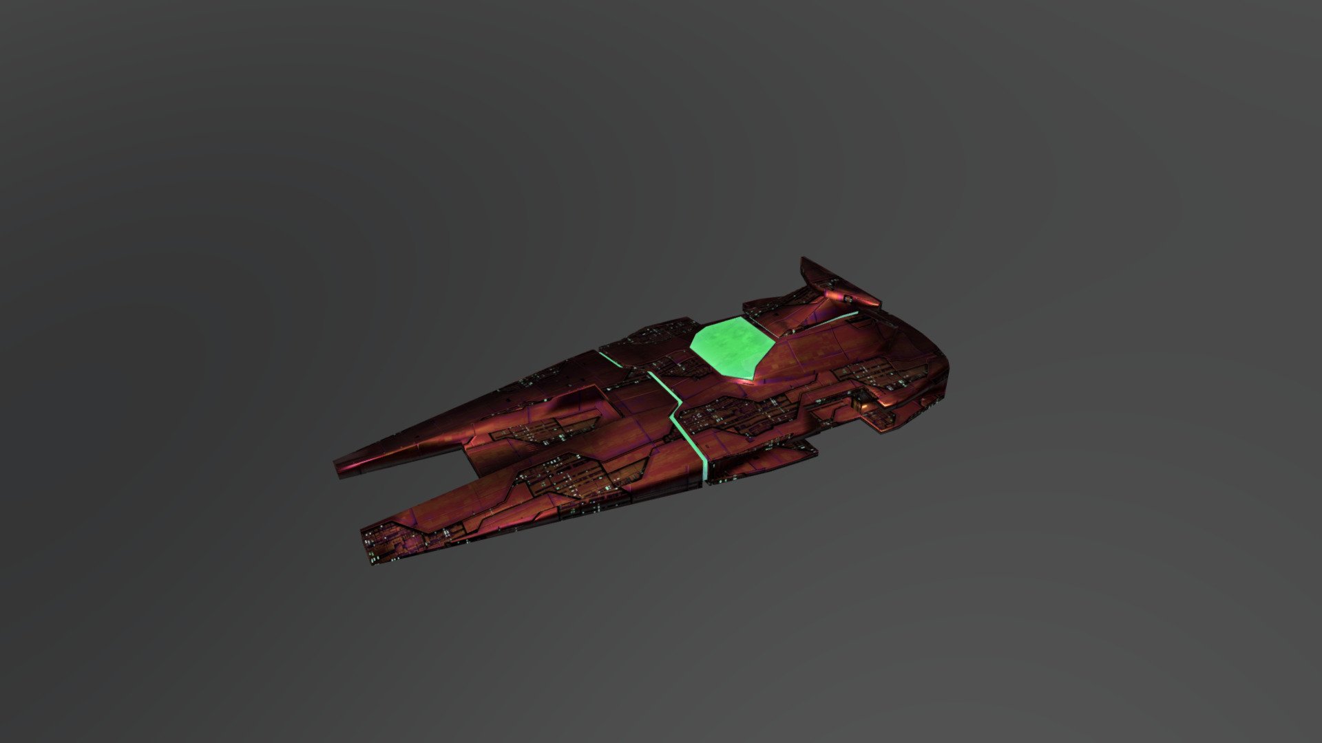 Alien AI Carrier - 3D model by Cheyenne.Bockart [2d698a7] - Sketchfab