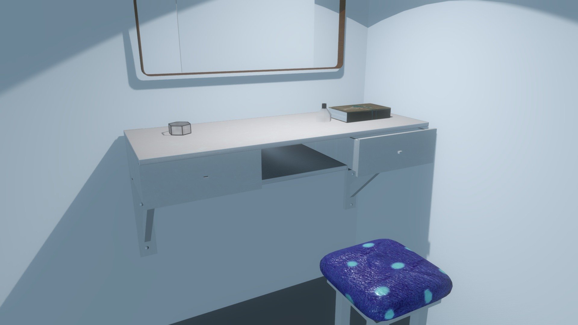 Dressing Table - Download Free 3D model by pavito [2d69ef7] - Sketchfab