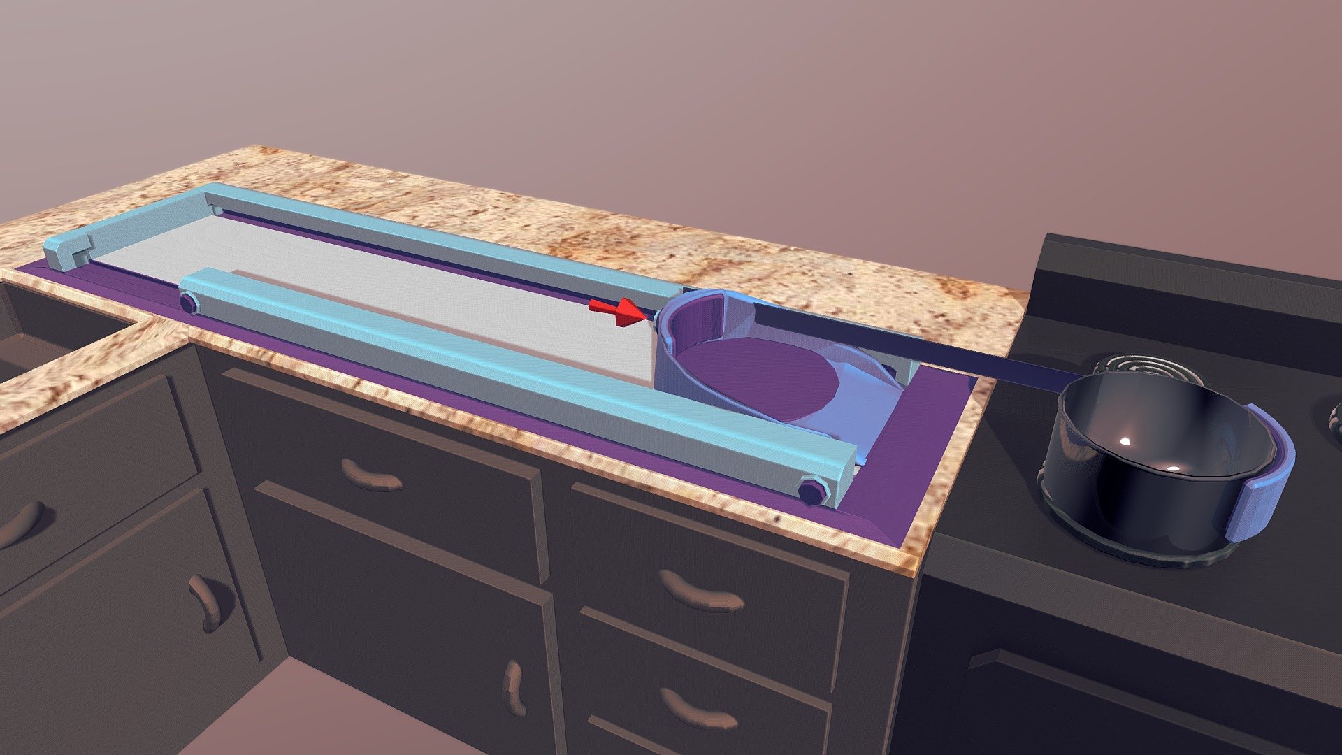 Counter train - 3D model by rahumbarger27 [2d6b0d5] - Sketchfab