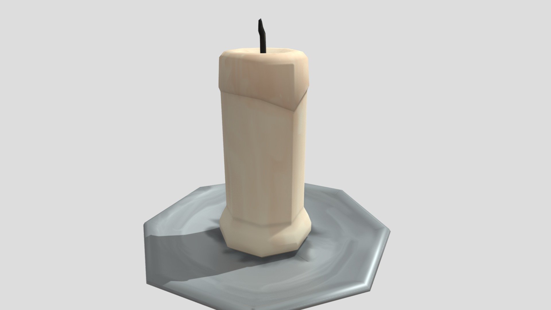 Stylized Candle - 3D model by Charlie_3310 (@le_charlie) [2d6b5d8 ...