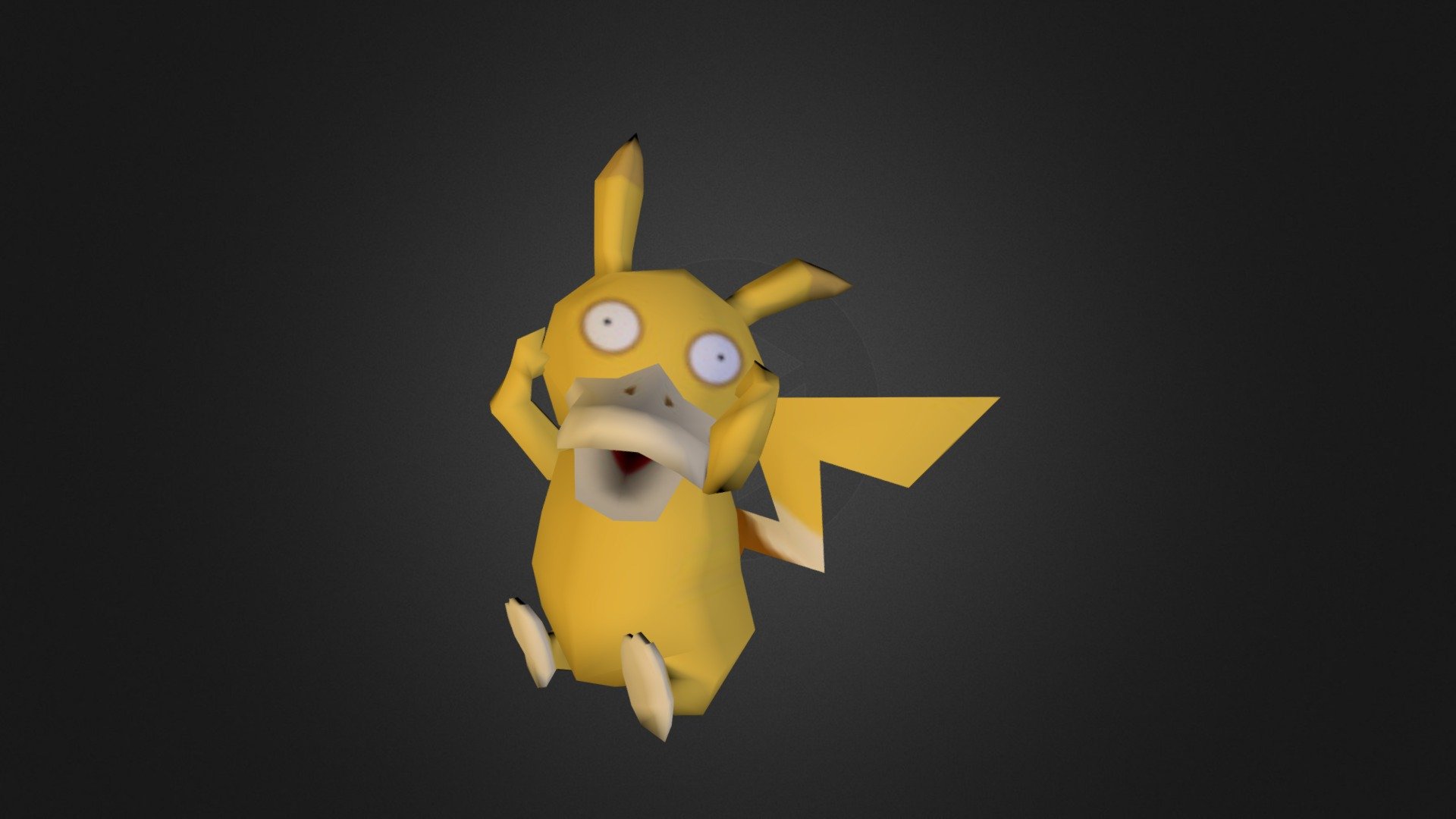 Pokemon Fusion-Psychu - 3D model by the_regressor (@the-regressor ...