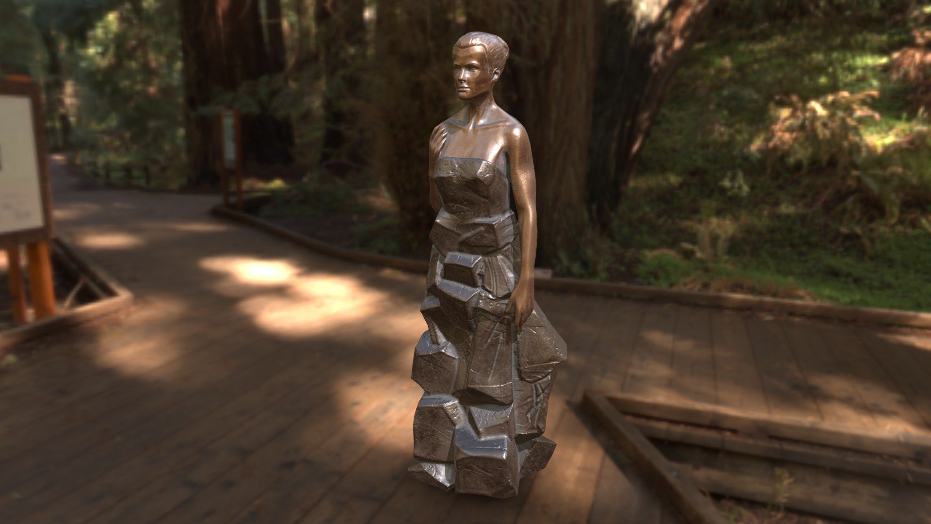 Grace Kelly’s statue - 3D model by svyART [2d6c917] - Sketchfab