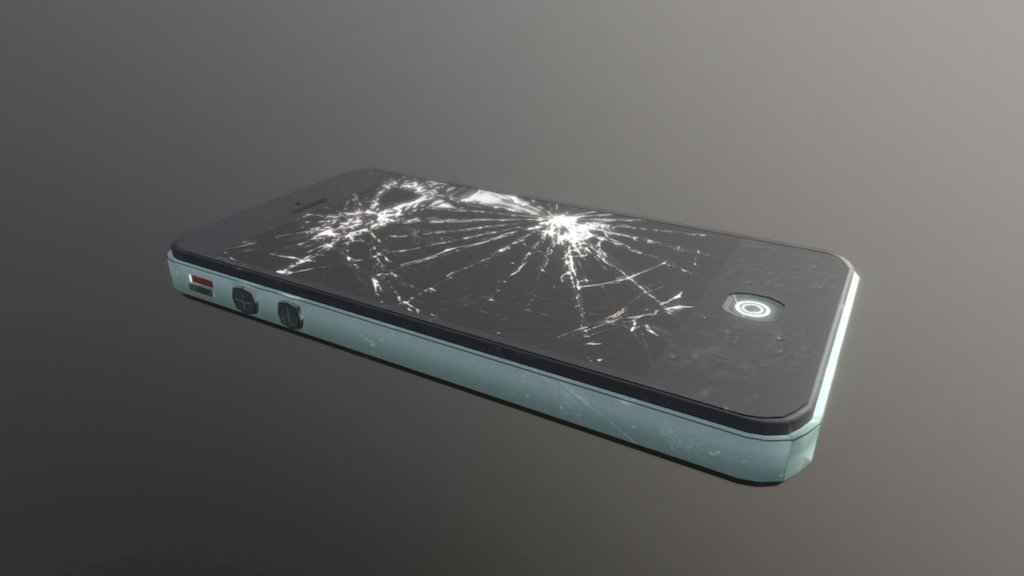 ^ (HI-RES) Phone Damaged - 3D model by Marc Humphreys 3D (@mh3d ...