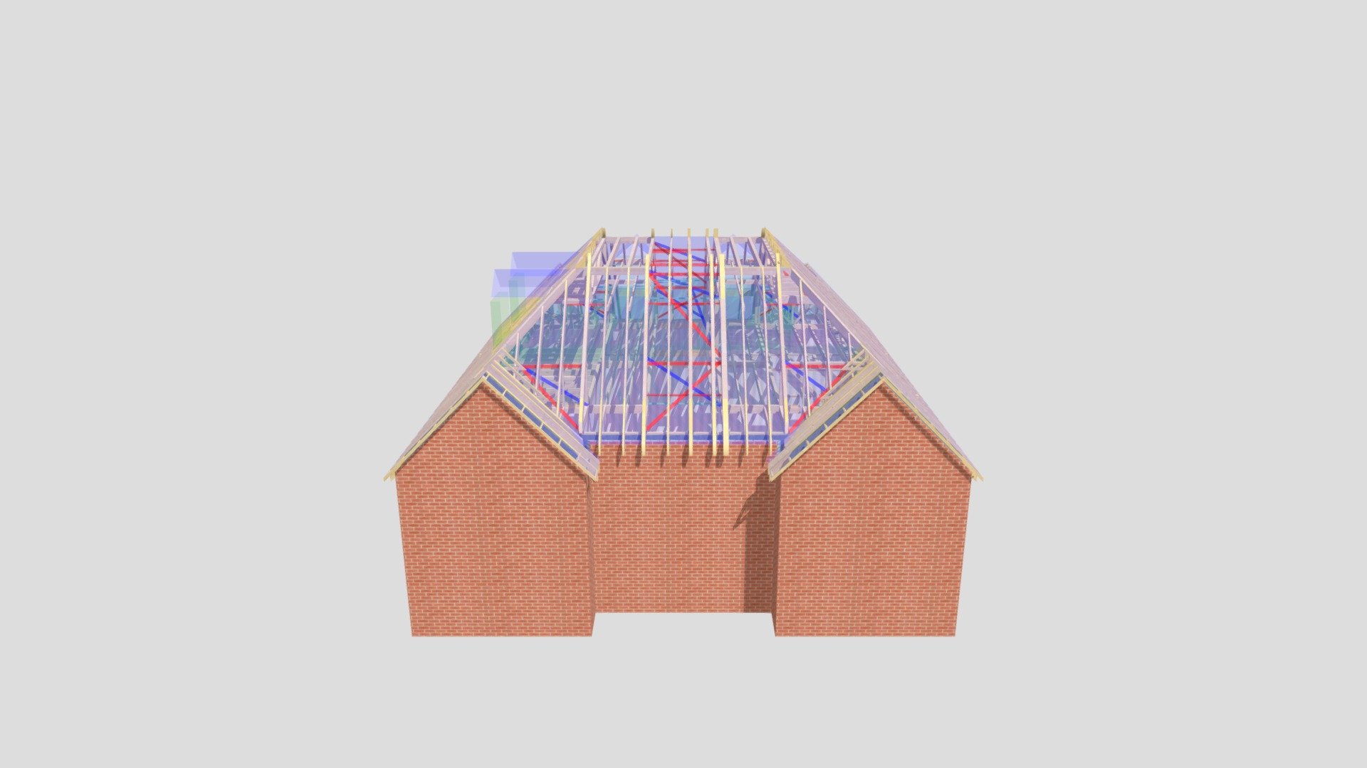 Granary Fold 3D Truss Model - Download Free 3D model by Steve @ DWB ...