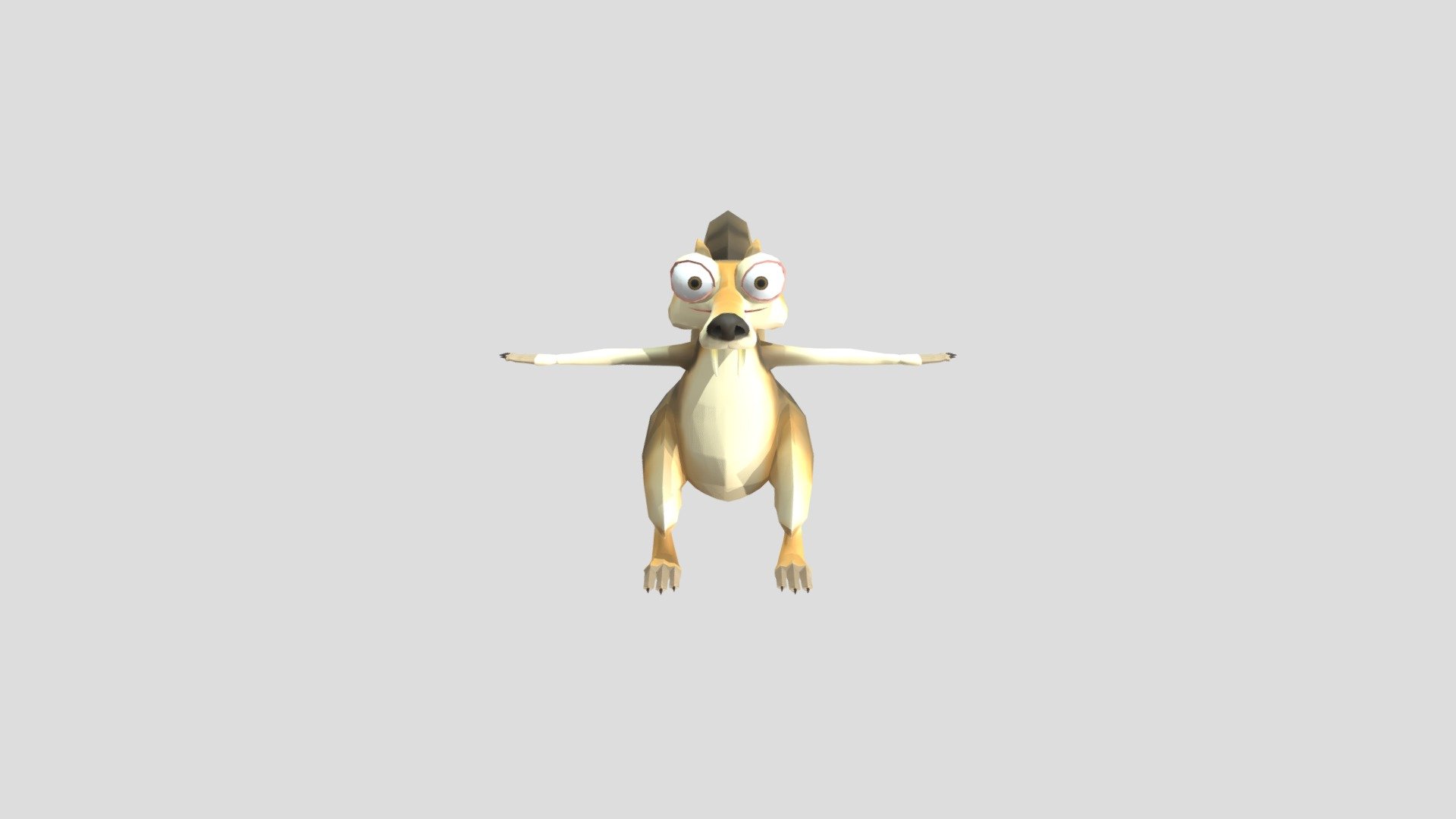 Scrat - Download Free 3D model by donmcdonough [2d6fe86] - Sketchfab