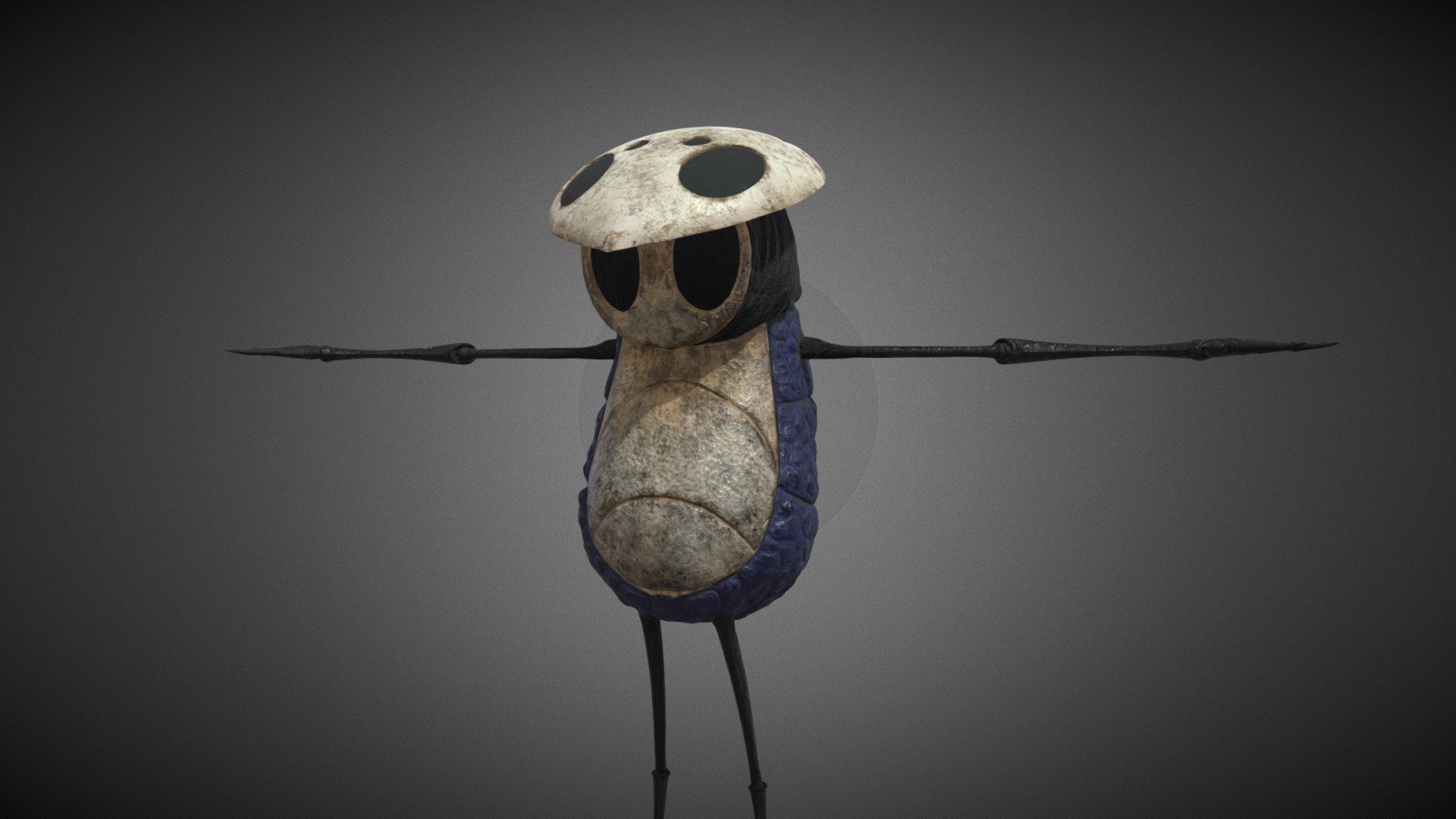 Hollow Knight Quirrel (high rez) - 3D model by SanglierCorse [2d706e7 ...