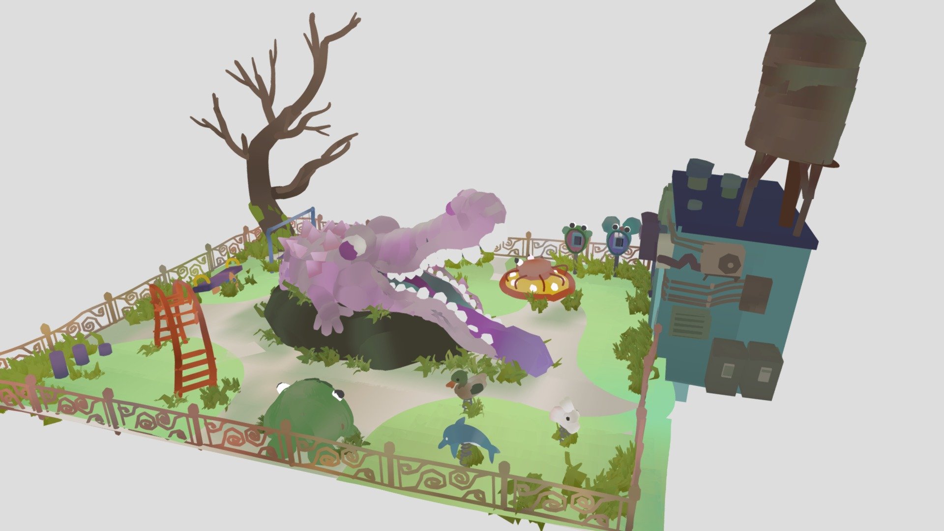 playground_linear - 3D model by leifyu07 [2d7315b] - Sketchfab