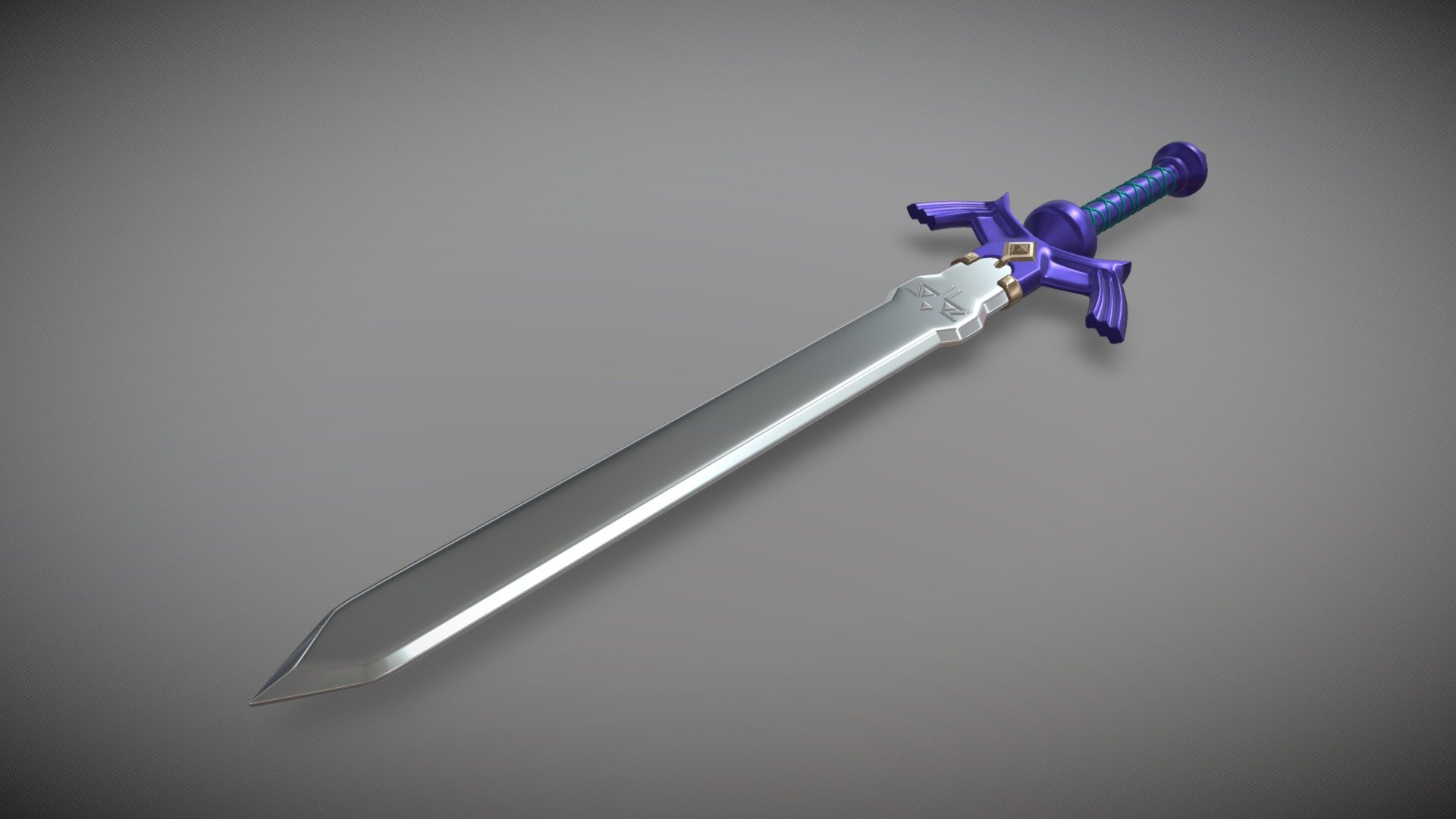 Legend of Zelda - Master Sword - Buy Royalty Free 3D model by ...