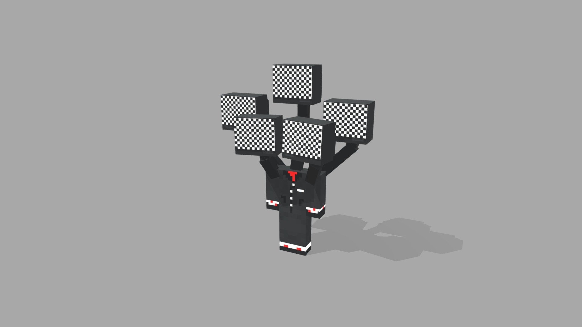 TV Man - Minecraft Style - Buy Royalty Free 3D model by El ...
