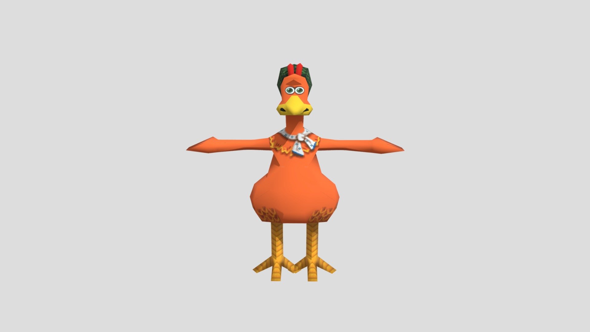 Play Station - Chicken Run - Ginger - Download Free 3D model by ...