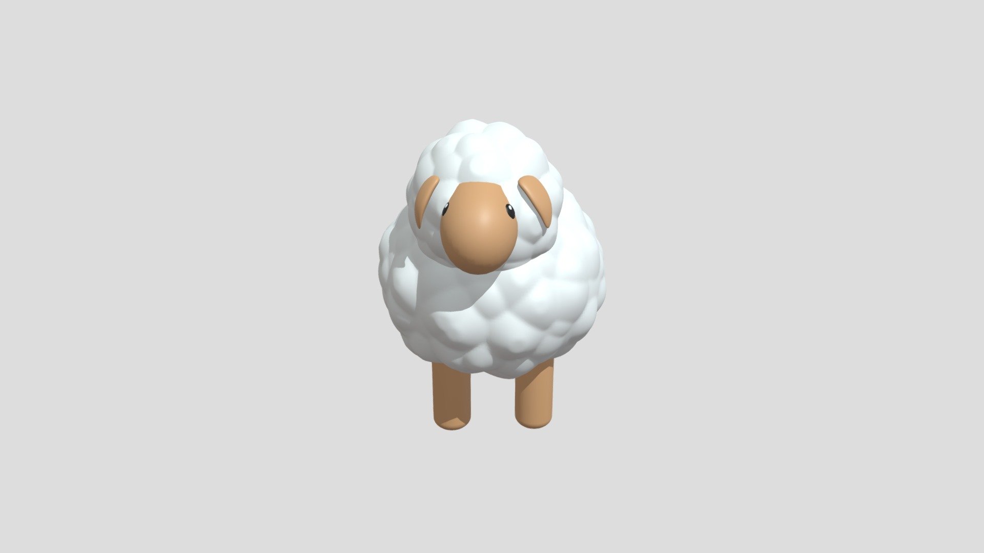 Cute Sheep - Download Free 3D model by Newt (@lucile3) [2d76890 ...