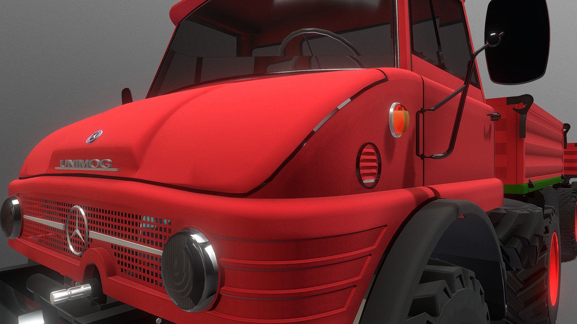 Unimog 406 - 3D model by davidmarton1987 [2d77a3e] - Sketchfab