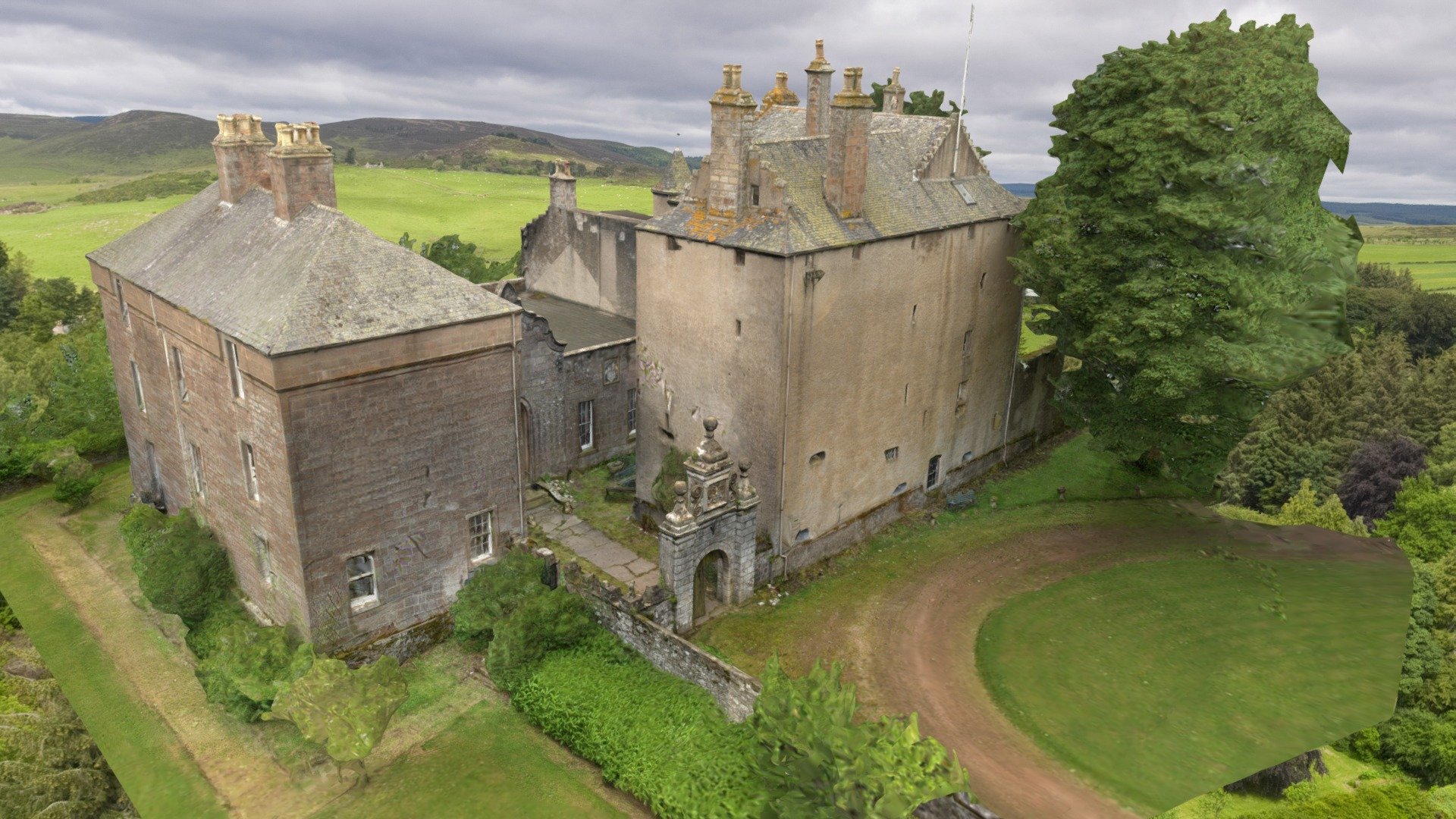 Craig Castle entire building 3d model - Buy Royalty Free 3D model by ...