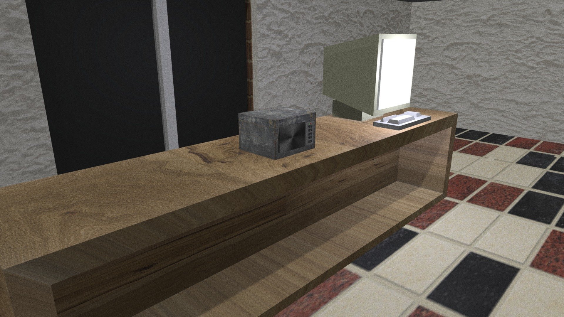 LowPoly Secretary Room (2022) - 3D model by Jarod G. (@jarodg) [2d794a6 ...