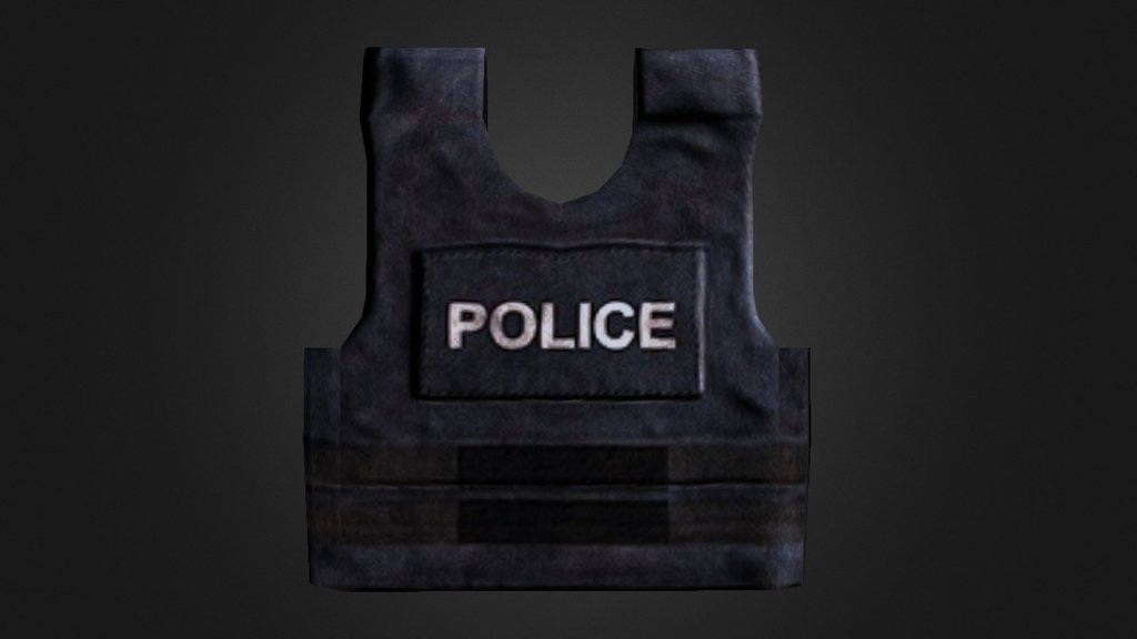 Police Vest - 3D model by dan22 [2d7a169] - Sketchfab