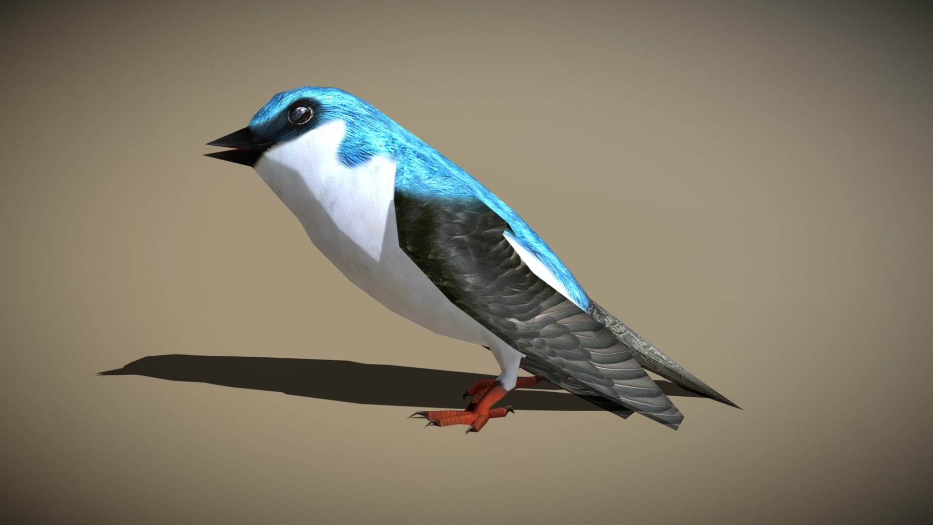 3DRT - birds and critters - swallow - 3D model by 3DRT.com [2d7b789 ...