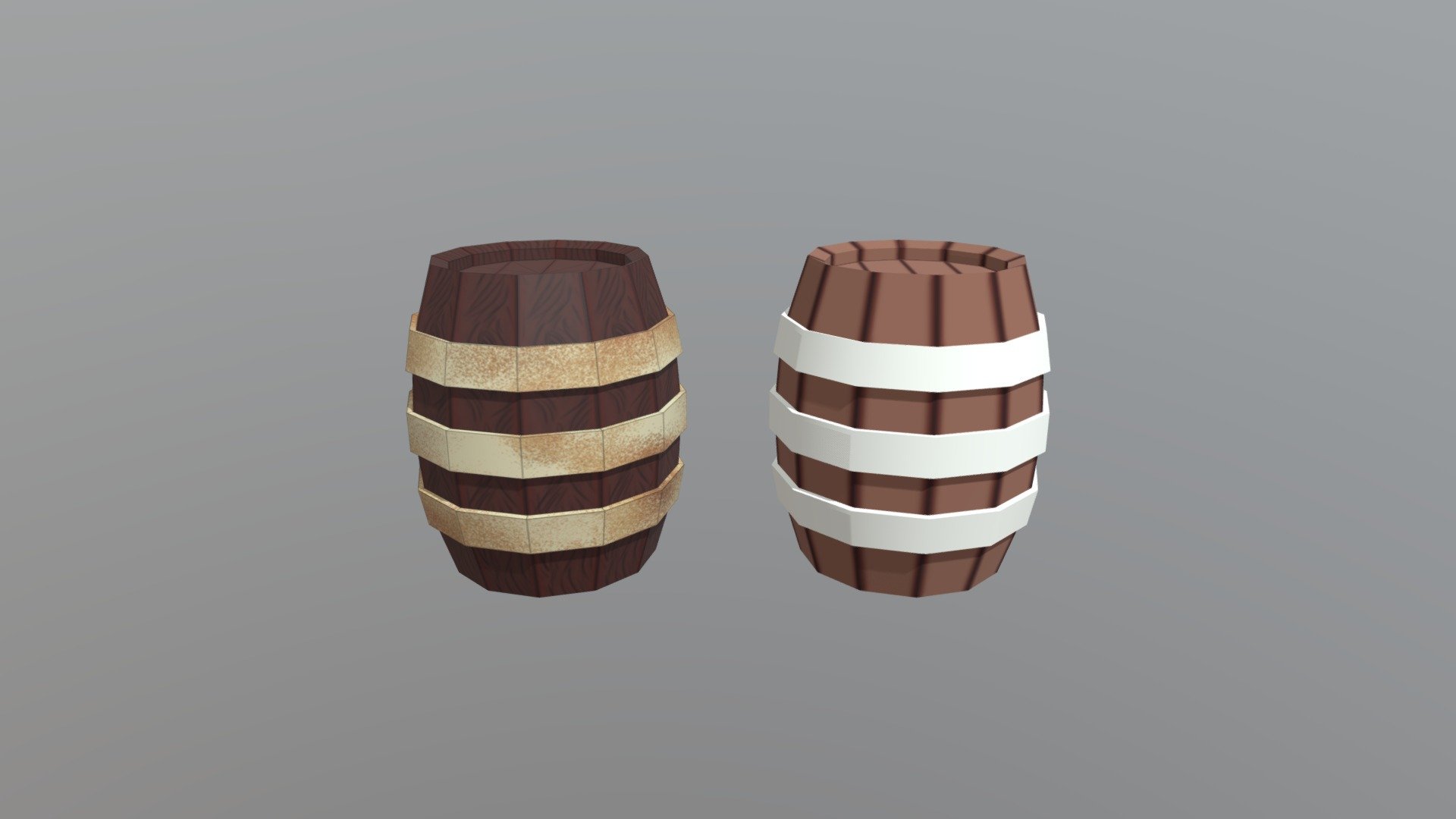 Barrels - 3D model by vickyporter [2d7e18b] - Sketchfab