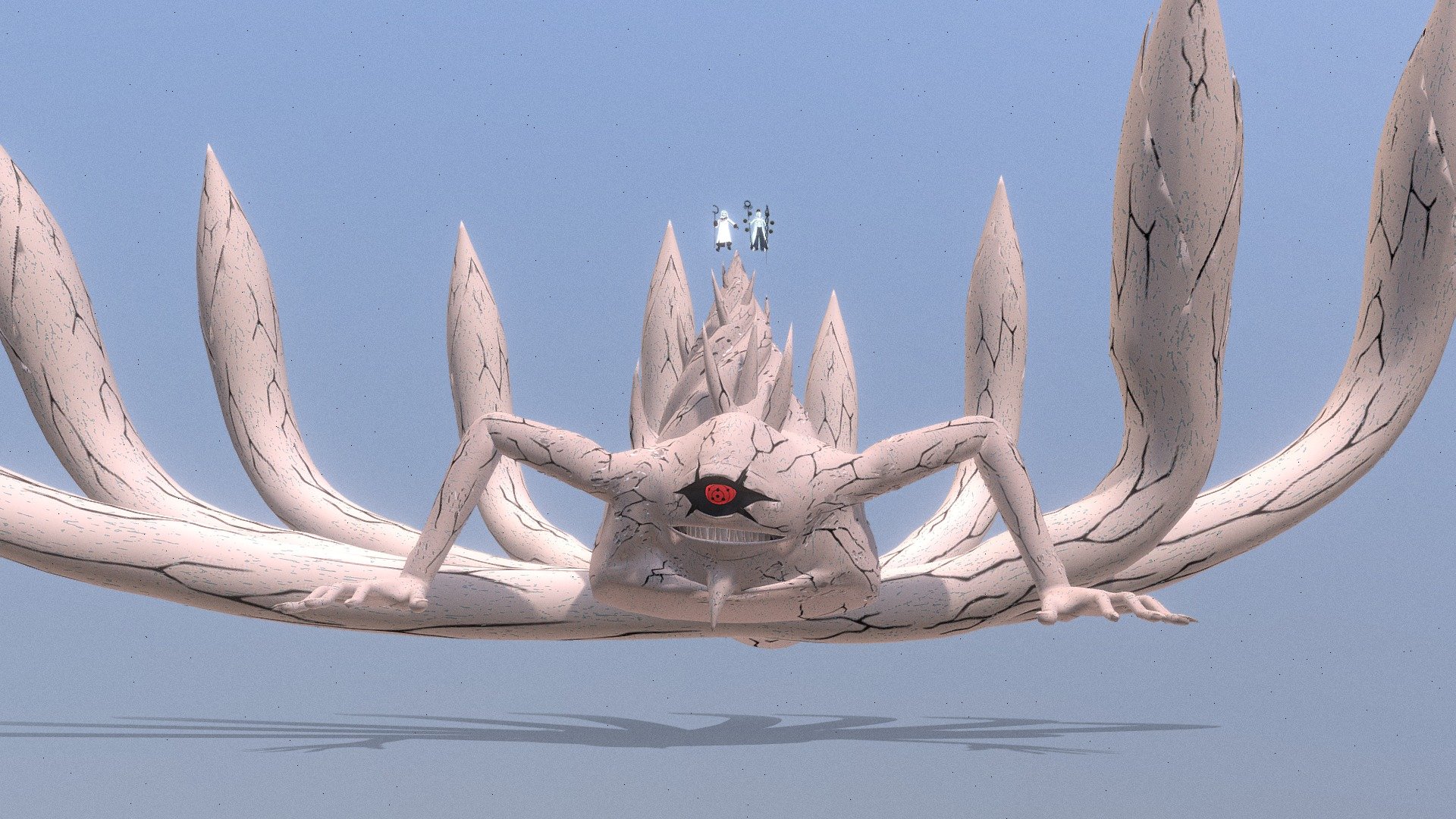 MADARA & OBITO six path mode (TEN TAILS) Pbr Fbx - 3D model by Alien ...