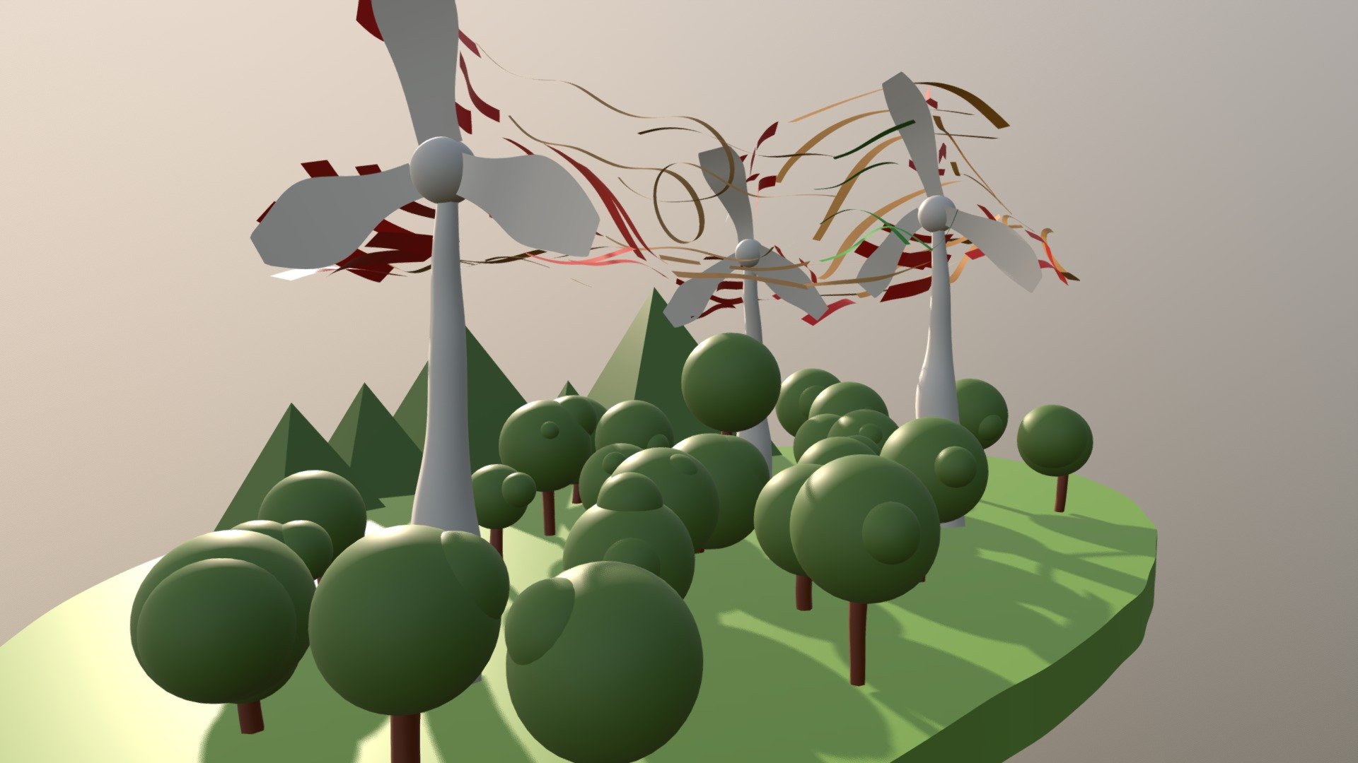 Windpark - 3D model by liquidlight [2d82e32] - Sketchfab