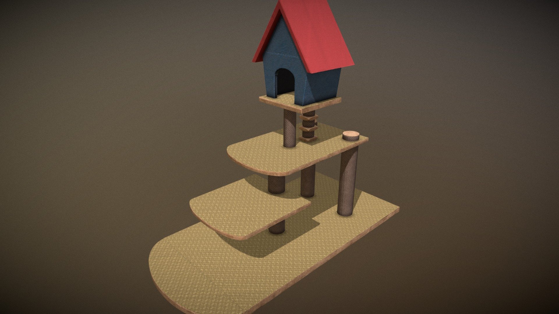 Cat House - Buy Royalty Free 3D model by Incg5764 [2d846ab] - Sketchfab ...