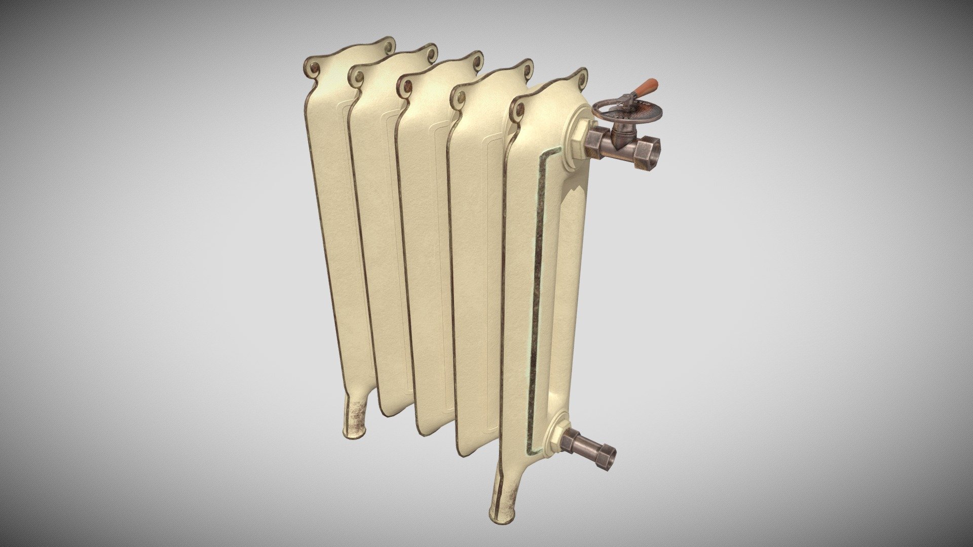 Retro Radiator - Download Free 3D model by Wazzabi [2d85cd1] - Sketchfab