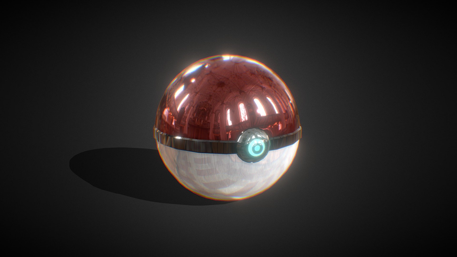 Pokébola Realistic - Download Free 3D model by Caio de Oliveira ...