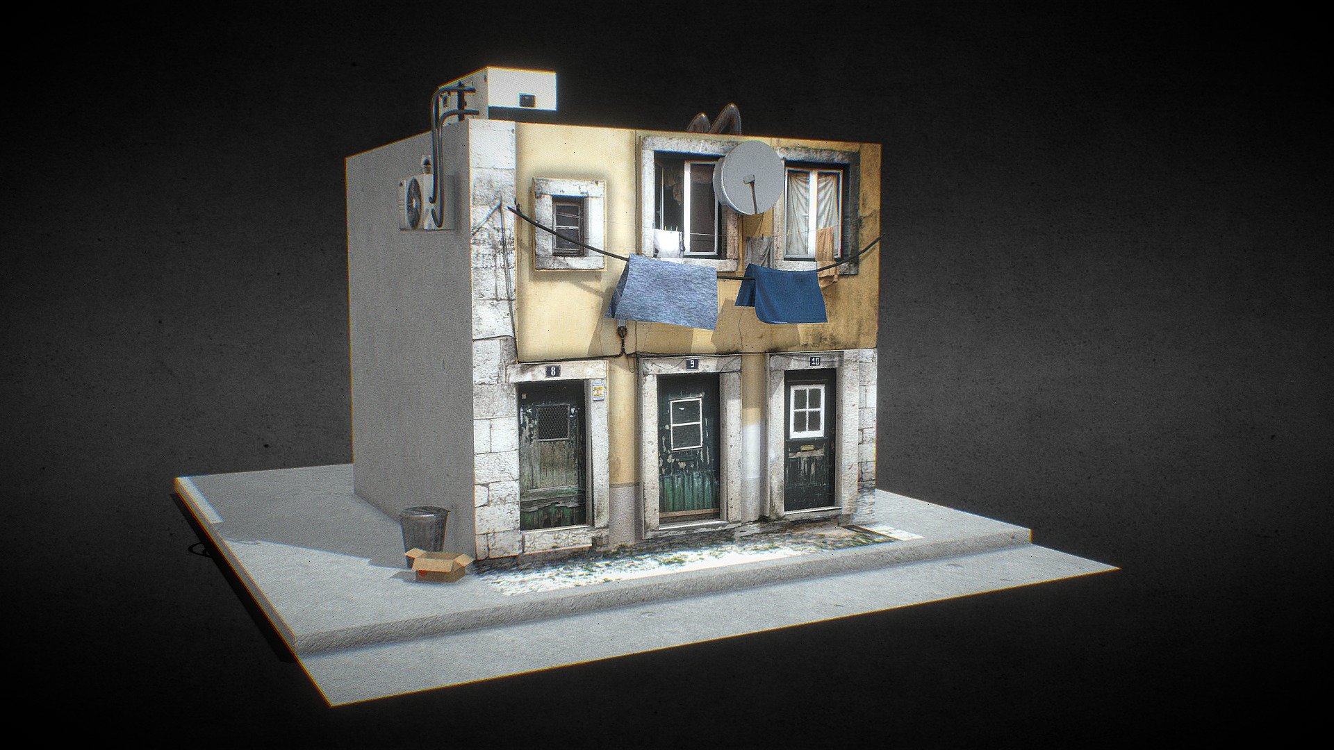 GAMEREADY OLD GRITTY HOUSE - Buy Royalty Free 3D model by YASH PARMAR ...