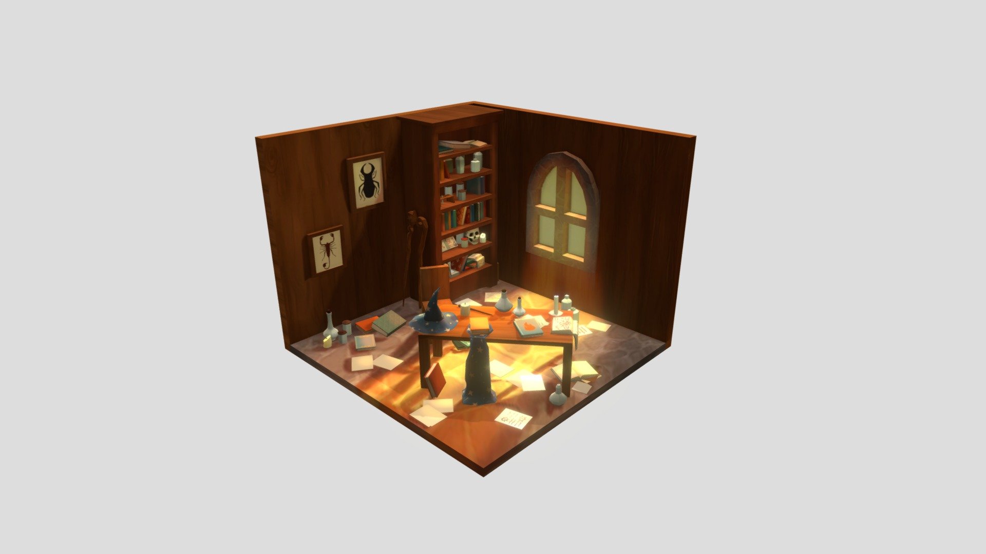 MariaLowrie Wizard Lab aut - 3D model by mlowrie [2d8799a] - Sketchfab