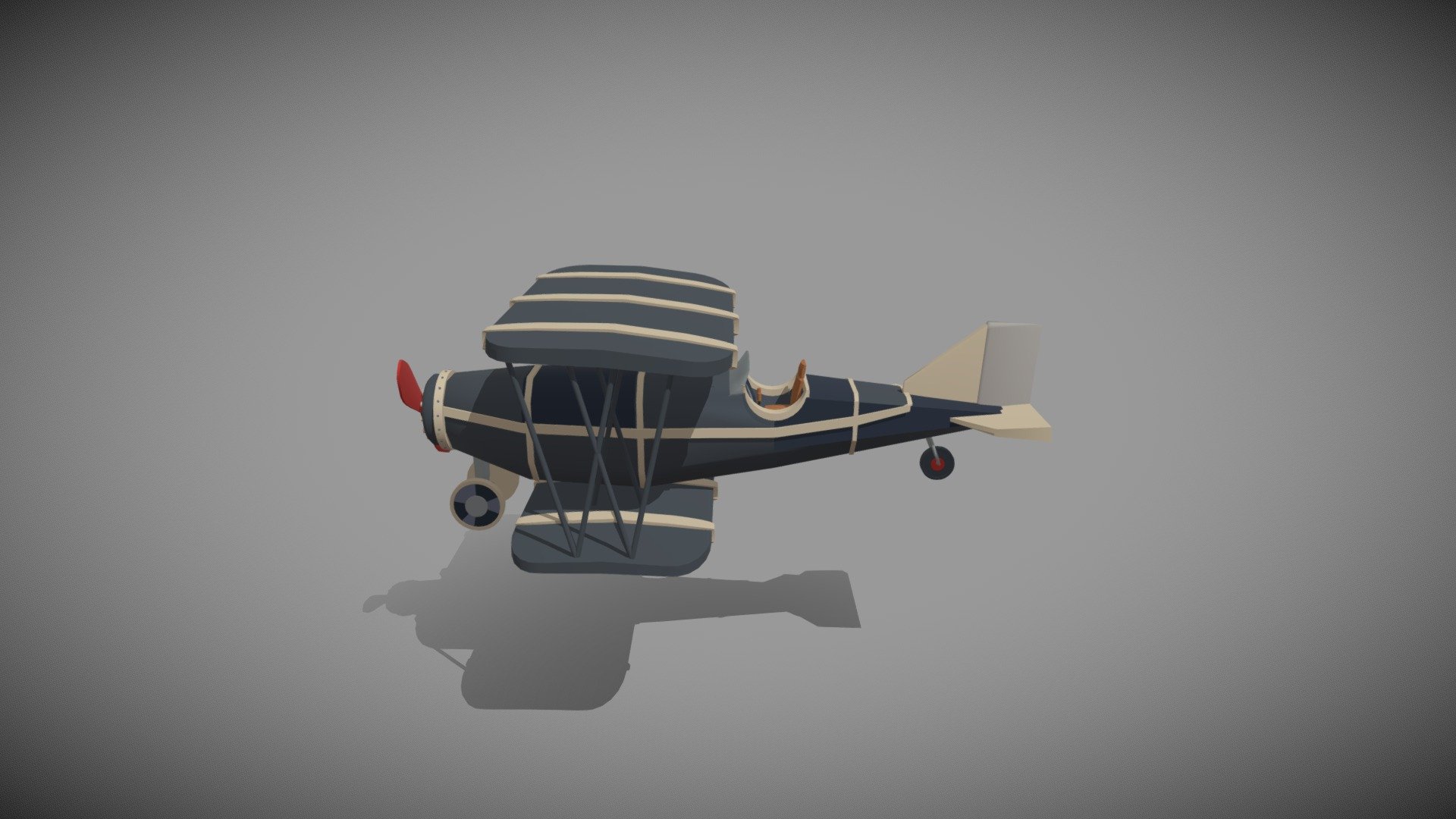 HW XYZ school [detailing] airplane - Download Free 3D model by nikas ...