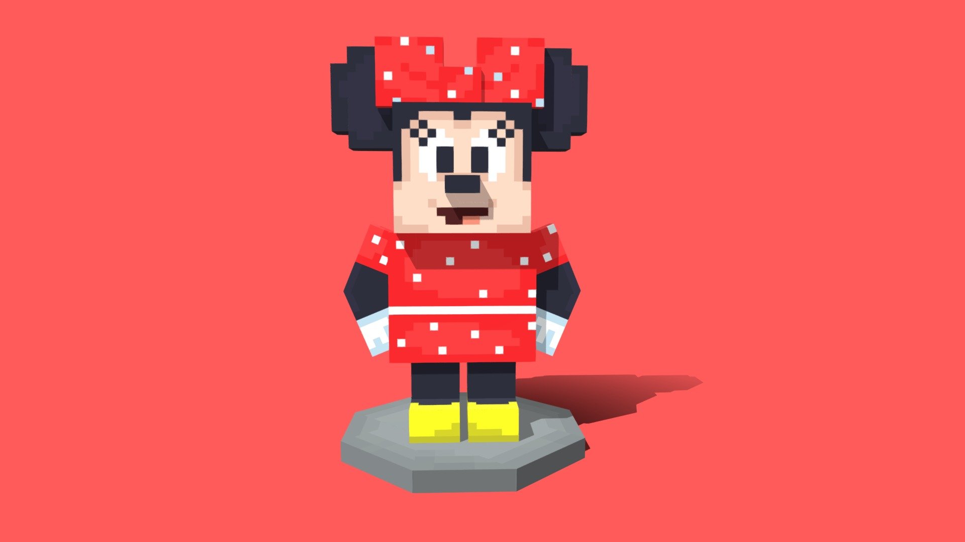 minnie - 3D model by endee (@nienke_d) [2d89c0e] - Sketchfab
