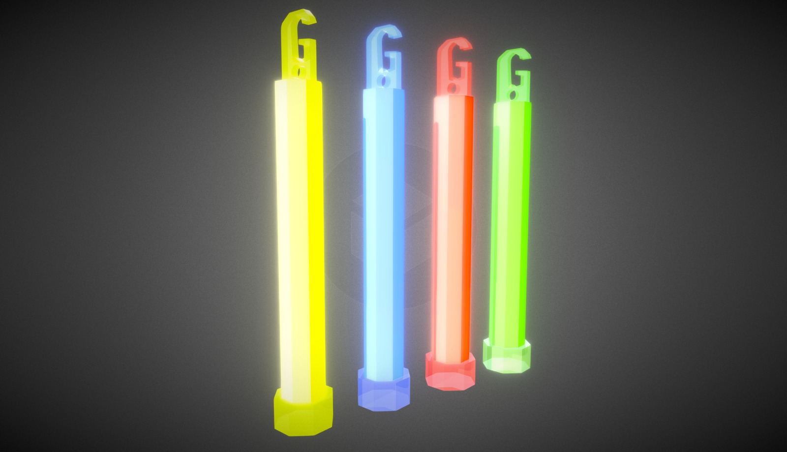 Cyalume ChemLights - 3D model by thirontiger [2d8bca3] - Sketchfab