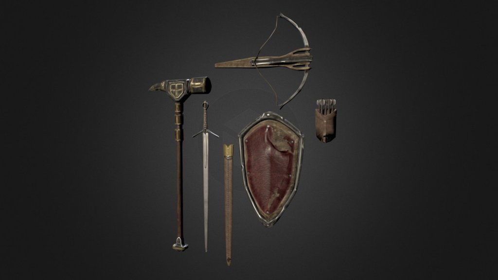 Bandit weapons - 3D model by Alex Pitt (@Pimmo) [2d8be77] - Sketchfab