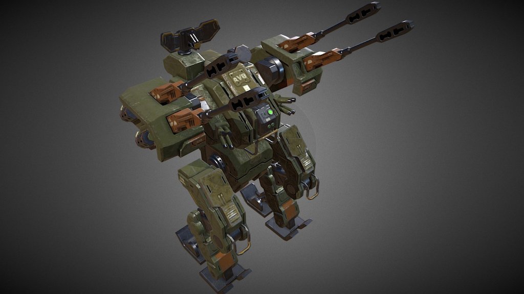 Mechwarrior - 3D model by SeferotR [2d8d61a] - Sketchfab