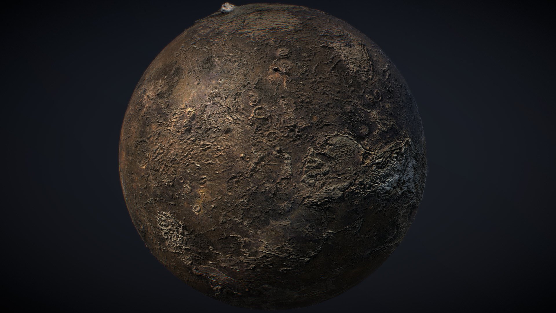 The Planet Venus 3D Globe - 3D model by v7x [2d8de47] - Sketchfab