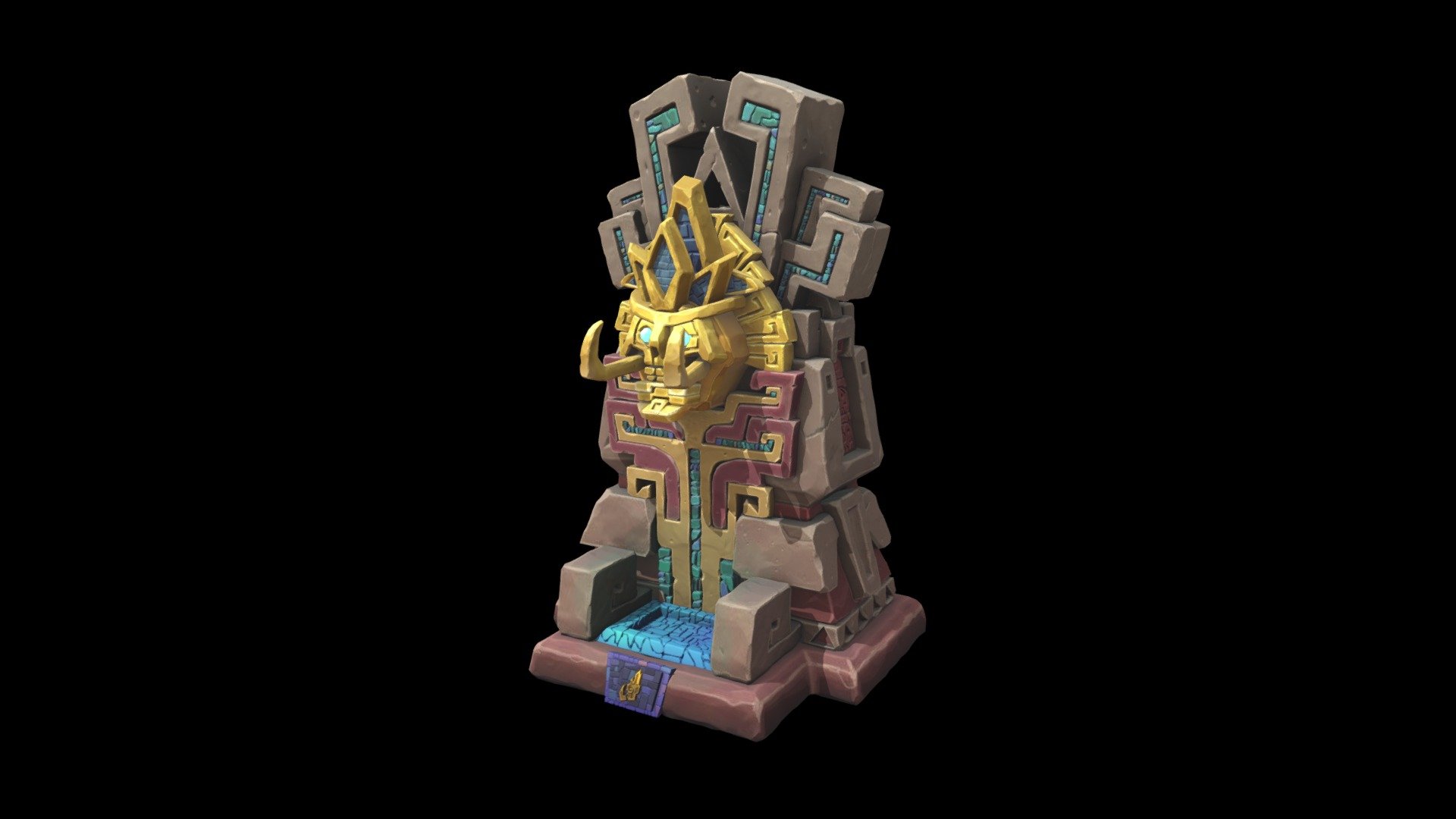 Zandalari Loa Statue - 3D model by Driven_by [2d8edf9] - Sketchfab