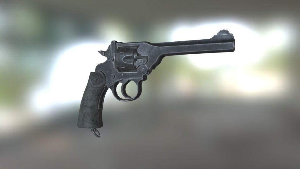 Webley Mark IV .30 cal WW2 Revolver - 3D model by anotherworldstudios ...